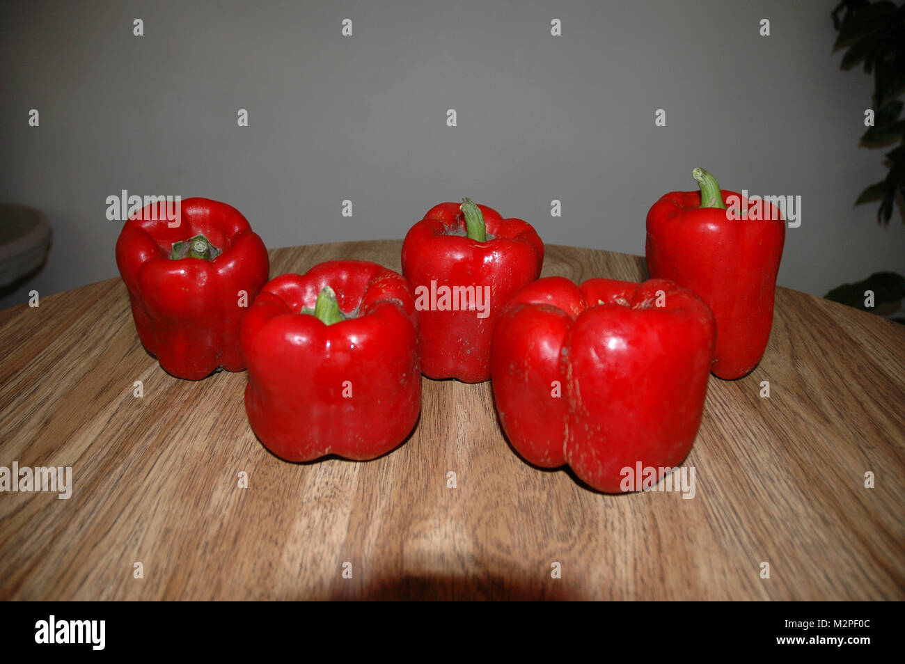 Big juicy red peppers Stock Photo - Alamy