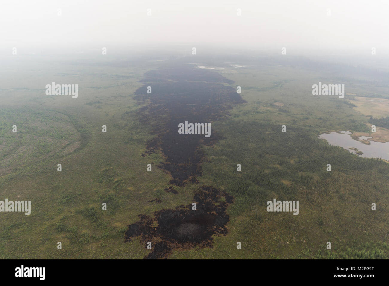 Foraker Fire, Denali National Park Stock Photo - Alamy