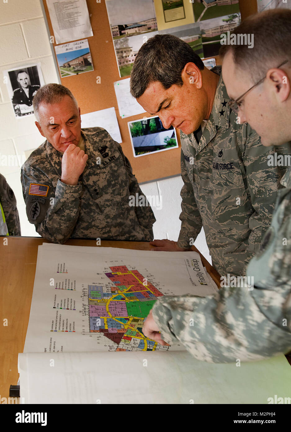 Generals review plans for new JFHQ by Georgia National Guard Stock ...
