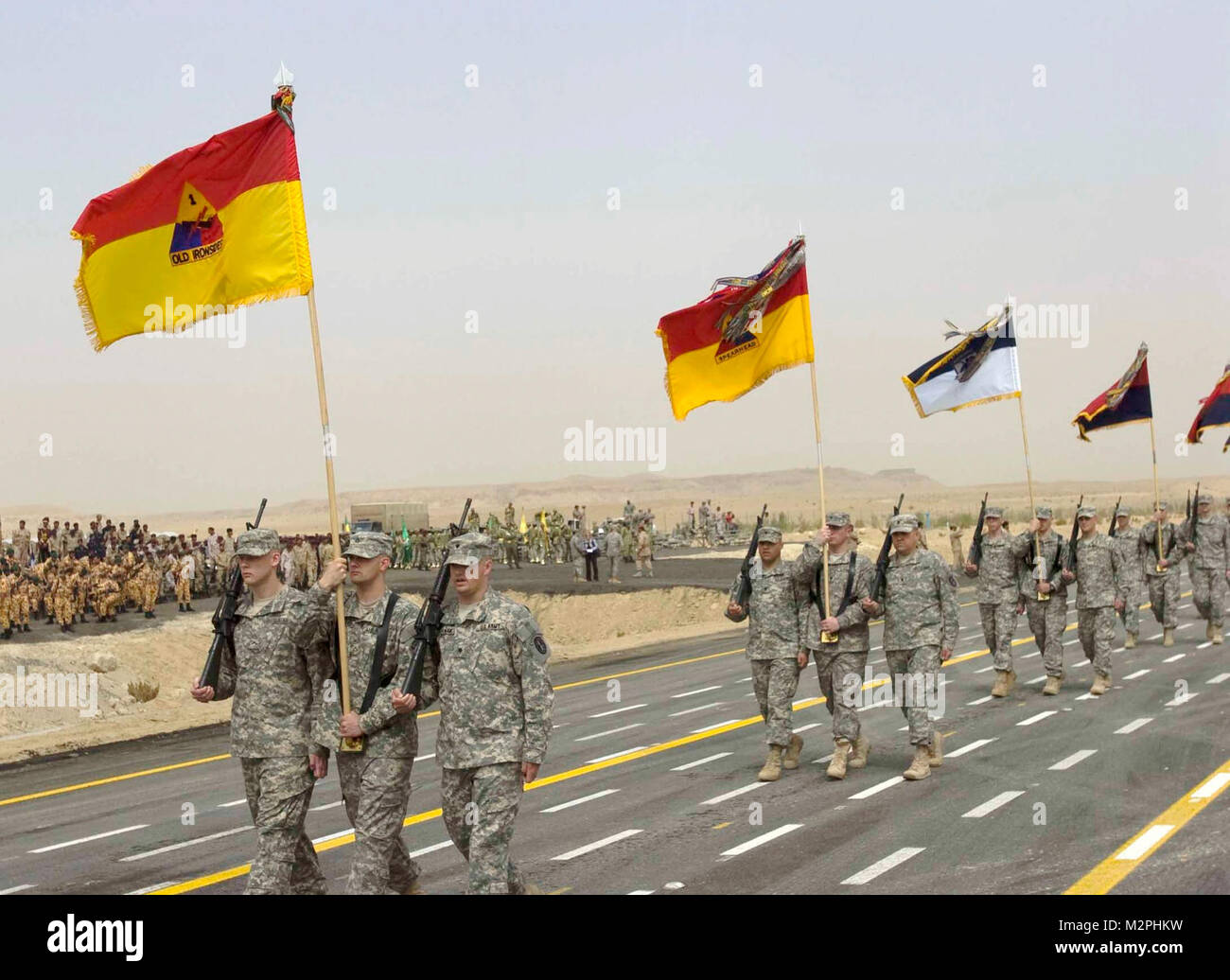 Kuwait 50 20 Parade by 1st Armored Division and Fort Bliss Stock Photo ...