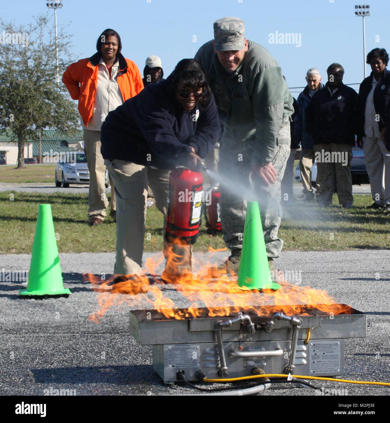 Fire Safety Training by Georgia National Guard Stock Photo - Alamy