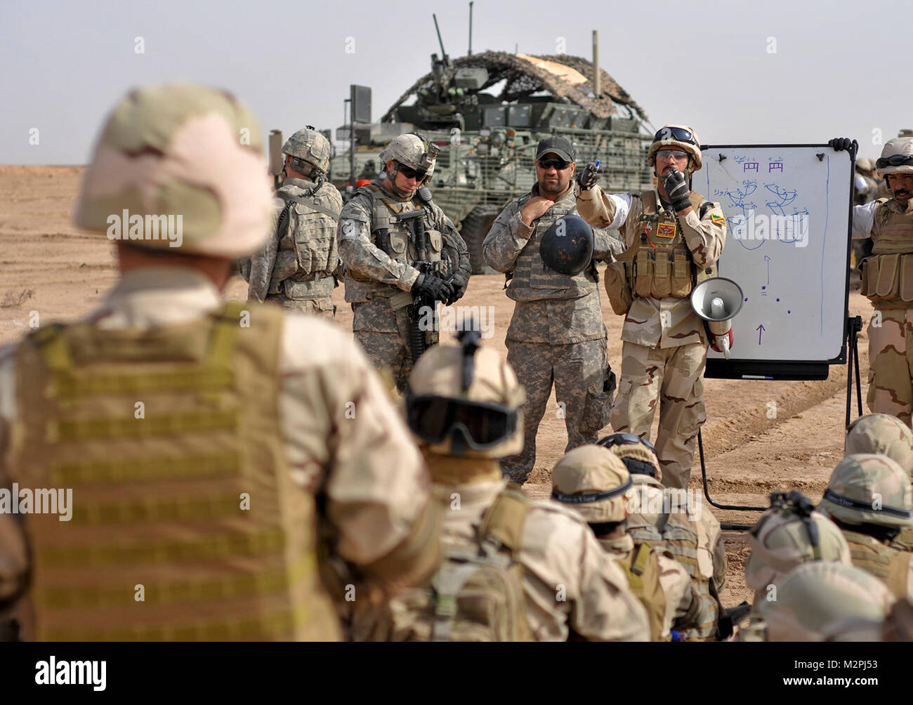 Staff Sgt. Ayad teaches class. KIRKUSH MILITARY TRAINING BASE, Iraq ...