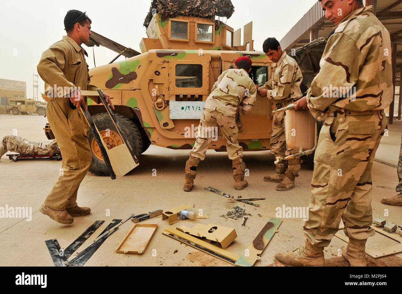 Door assembly. KIRKUSH MILITARY TRAINING BASE, Iraq – Iraqi Army ...