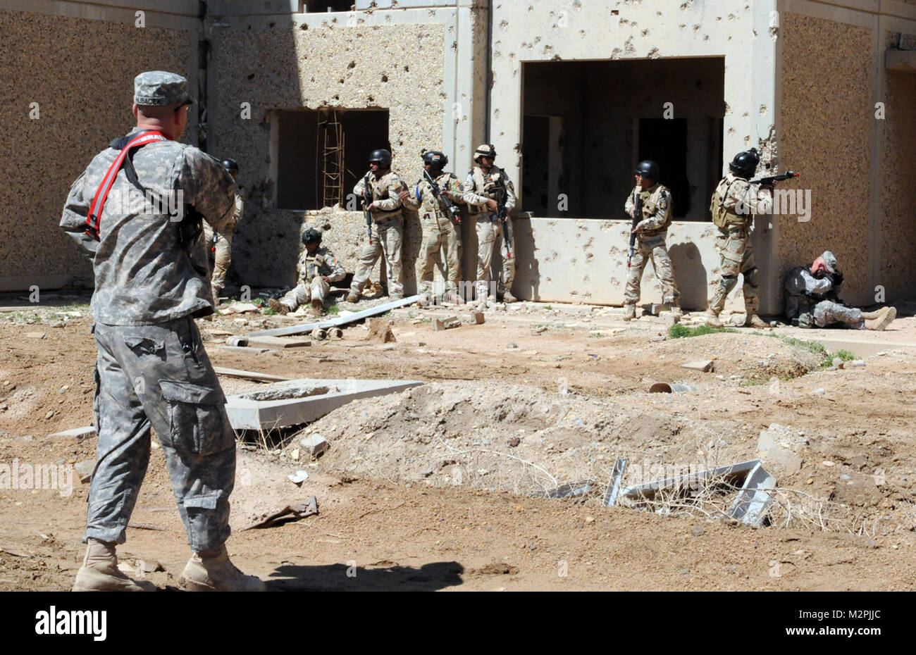 NUMANIYAH, Iraq – Sgt. 1st Class Jeremy Hubacek, a platoon sergeant ...