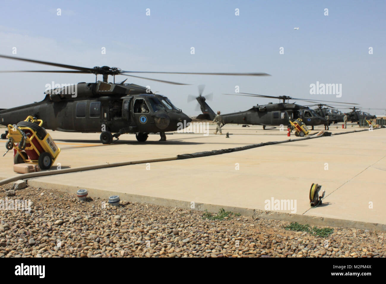 UH-60 Black Hawks, AH-64 Apaches by United States Forces - Iraq ...