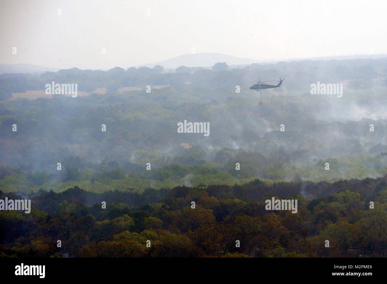 POSSUM KINGDOM WILDFIRE DAY 2 3 by Texas Military Department Stock ...