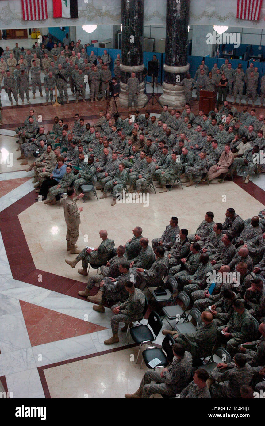 All-hands by United States Forces - Iraq (Inactive Stock Photo - Alamy