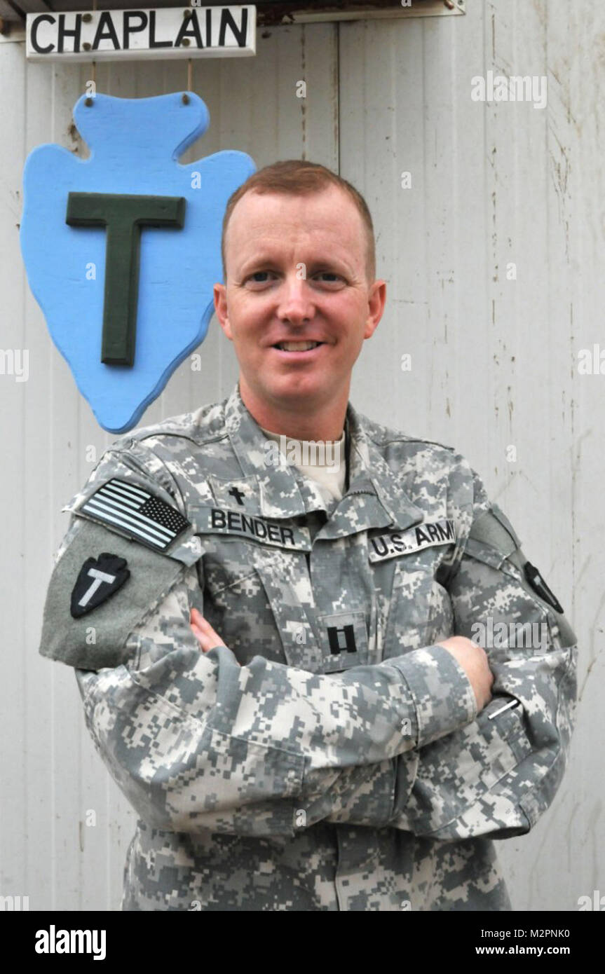 BASRAH, Iraq – Capt. Harold B. Bender, deputy division chaplain for the ...