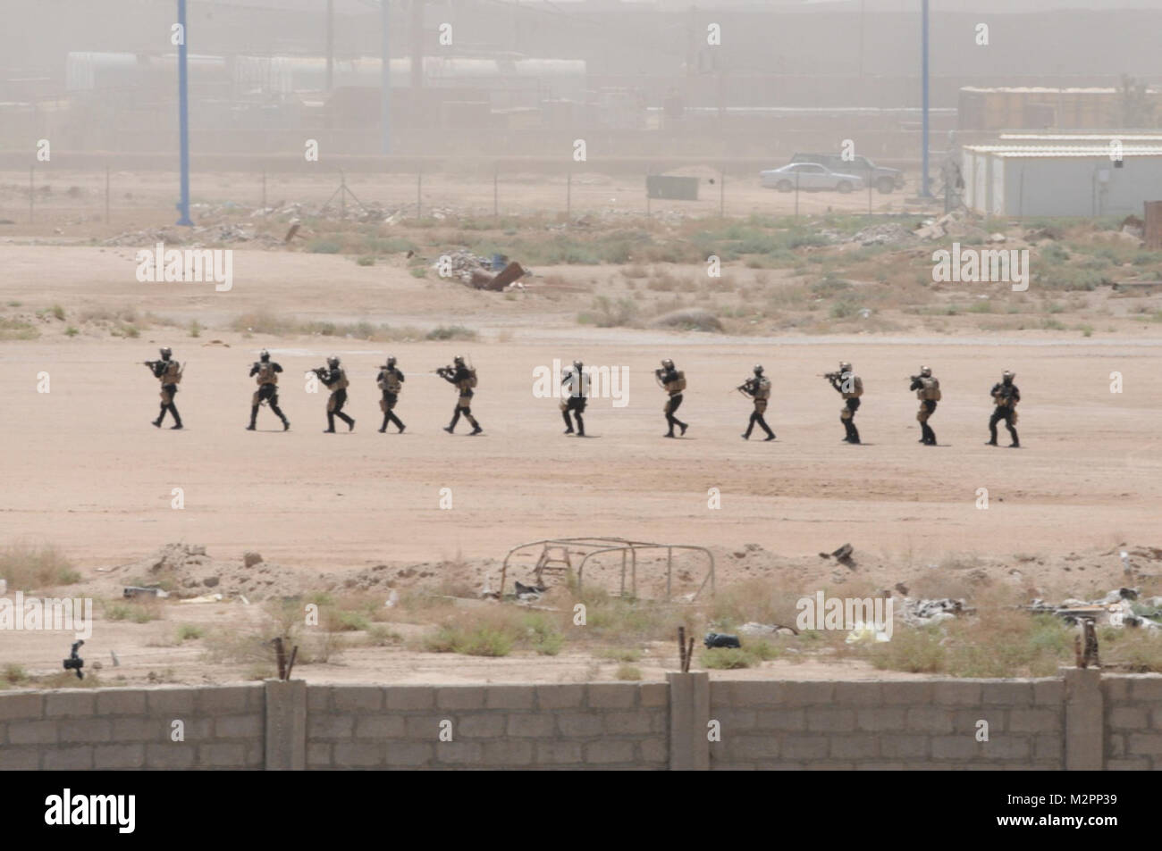Single-line formation by United States Forces - Iraq (Inactive Stock ...