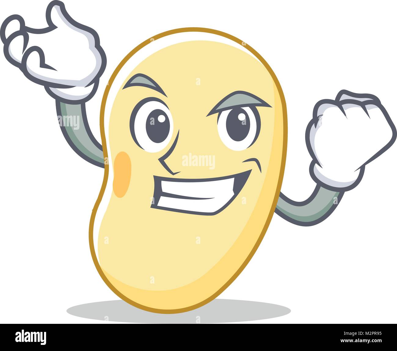 Successful soy bean character cartoon Stock Vector Image & Art - Alamy