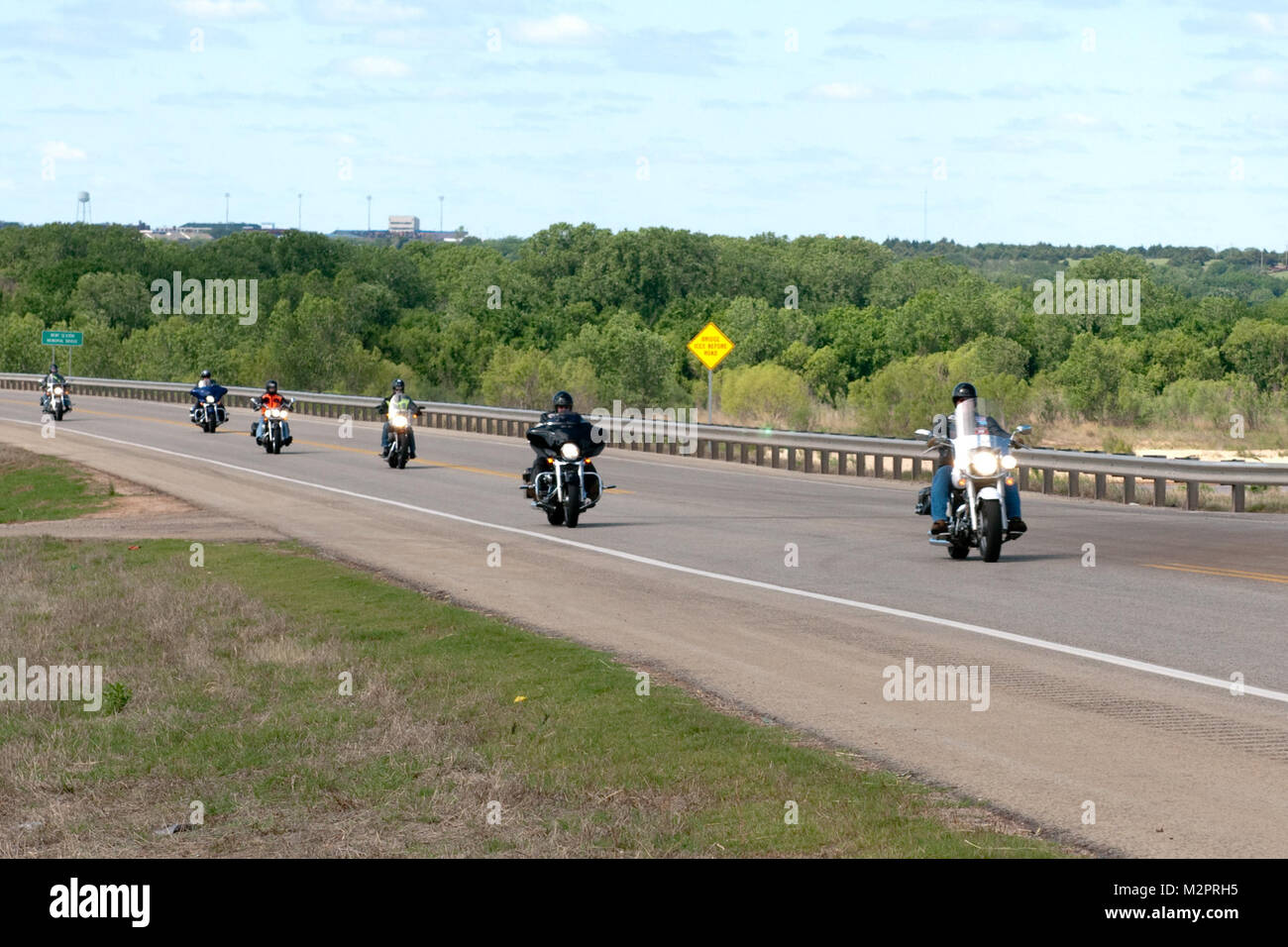 Motorcycle Rally 008 by Oklahoma National Guard Stock Photo - Alamy