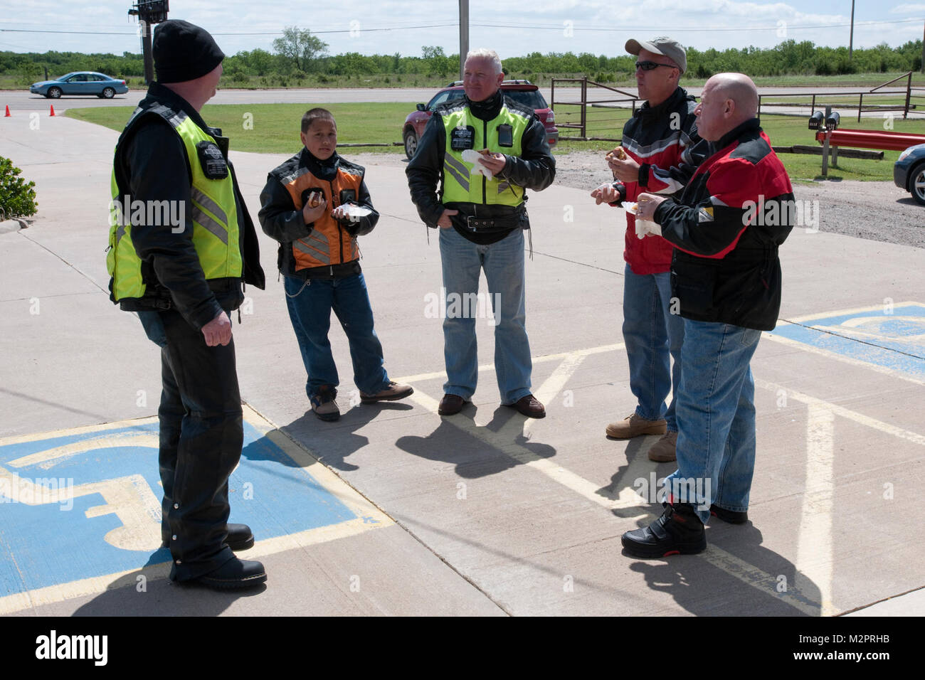 Motorcycle Rally 007 by Oklahoma National Guard Stock Photo - Alamy