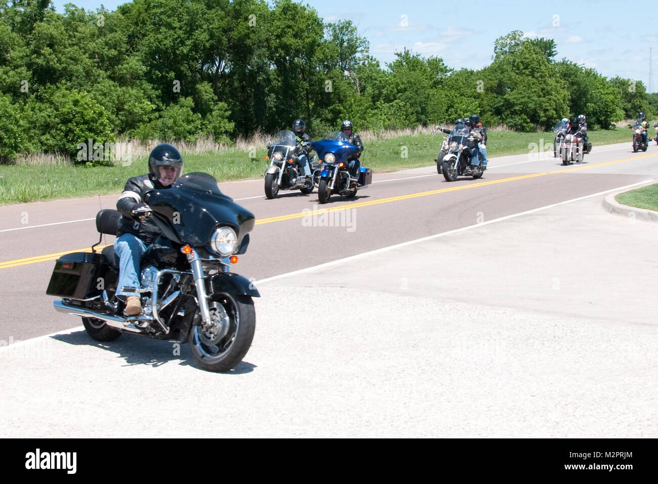 Motorcycle Rally 017 by Oklahoma National Guard Stock Photo - Alamy
