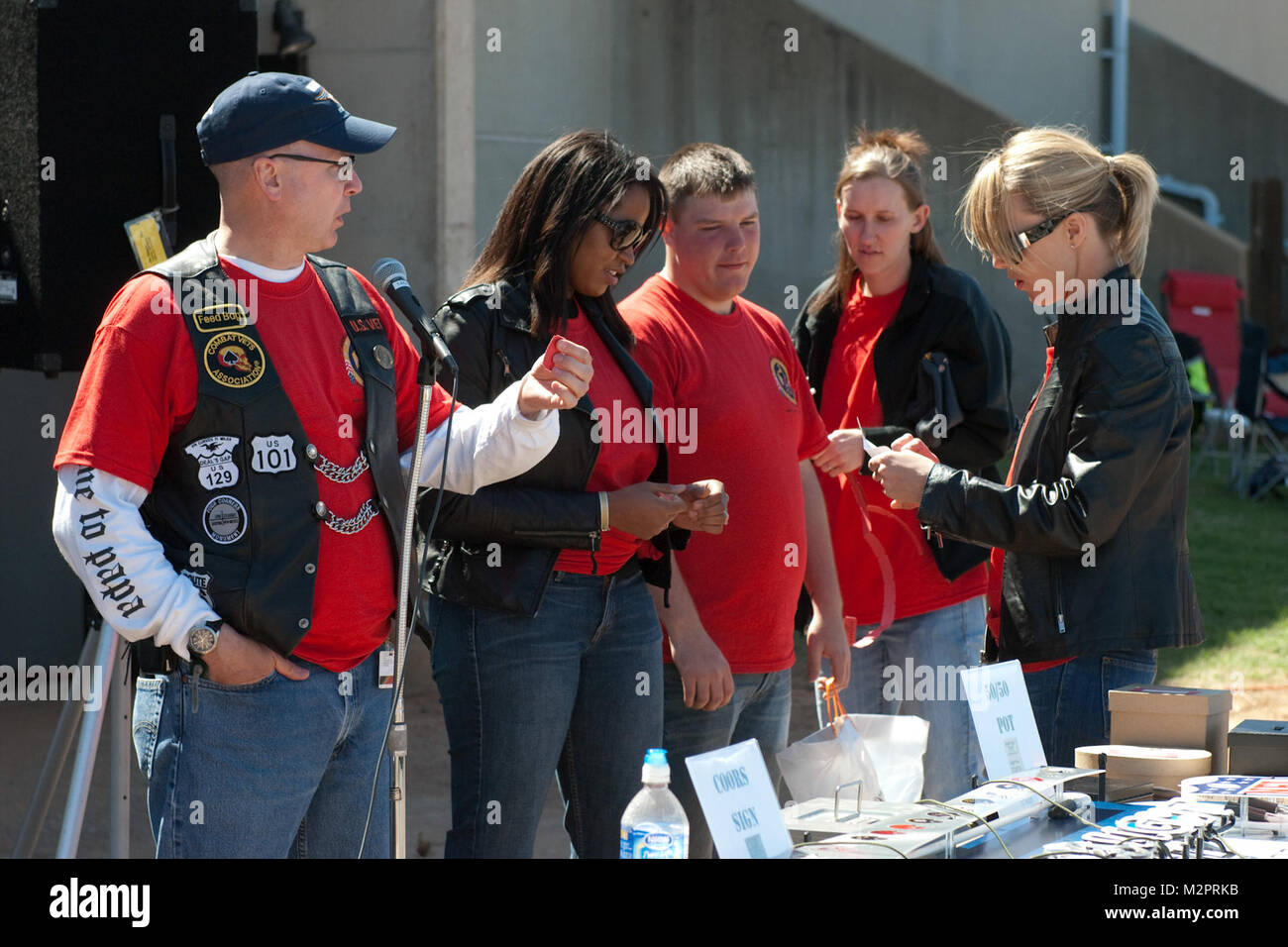 Motorcycle Rally 014 by Oklahoma National Guard Stock Photo - Alamy