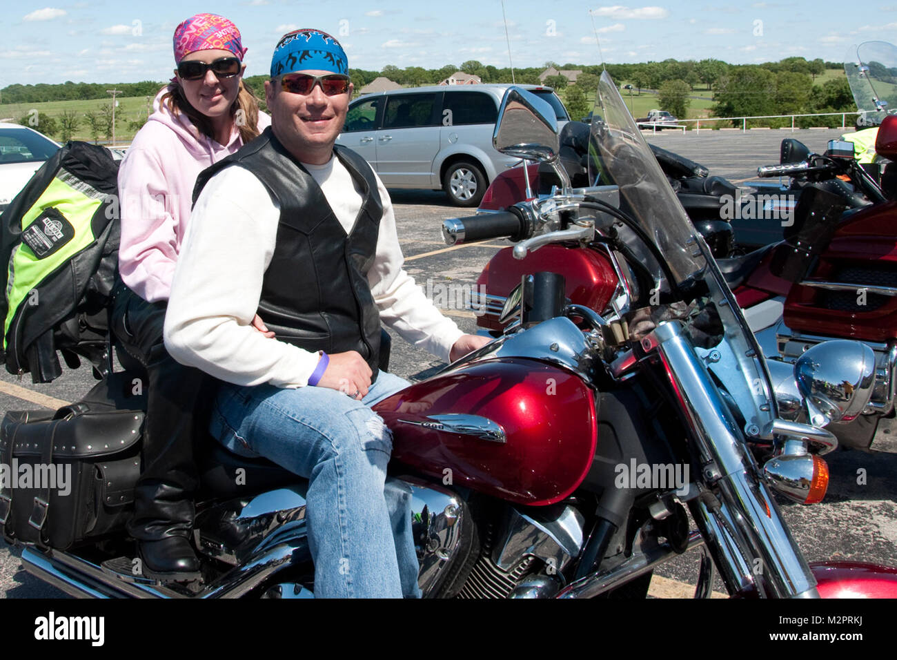 Motorcycle Rally 034 (Bonner Nobel) by Oklahoma National Guard Stock ...