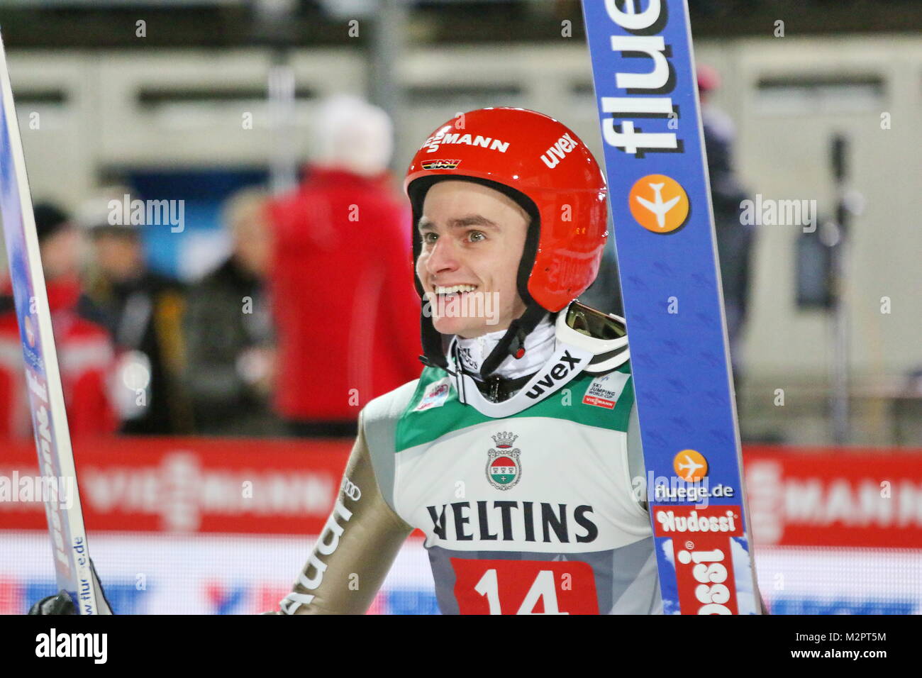 Strahlemann Richard Freitag (SG Nickelhütte Aue) freut sich über Rang ...