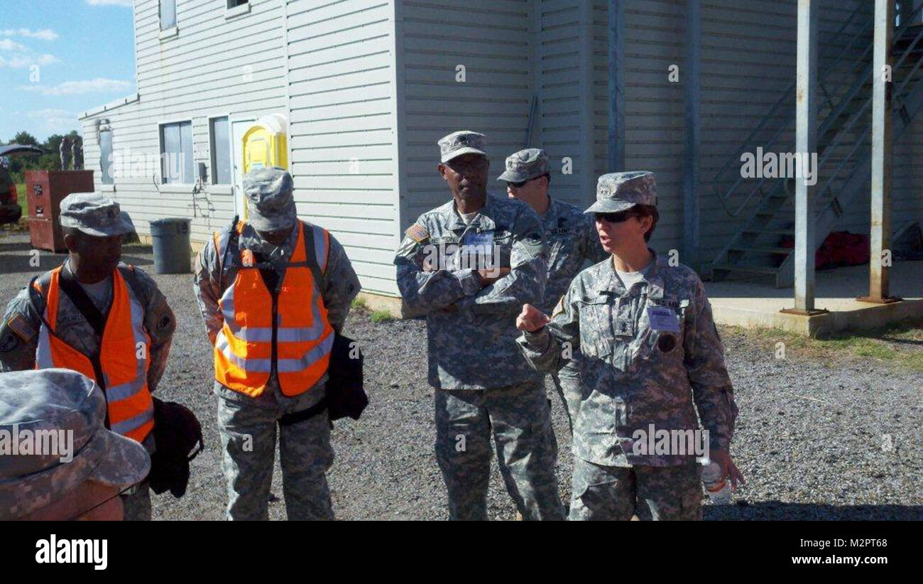 Major General Britt, Commanding General of the Georgia Army Guard ...