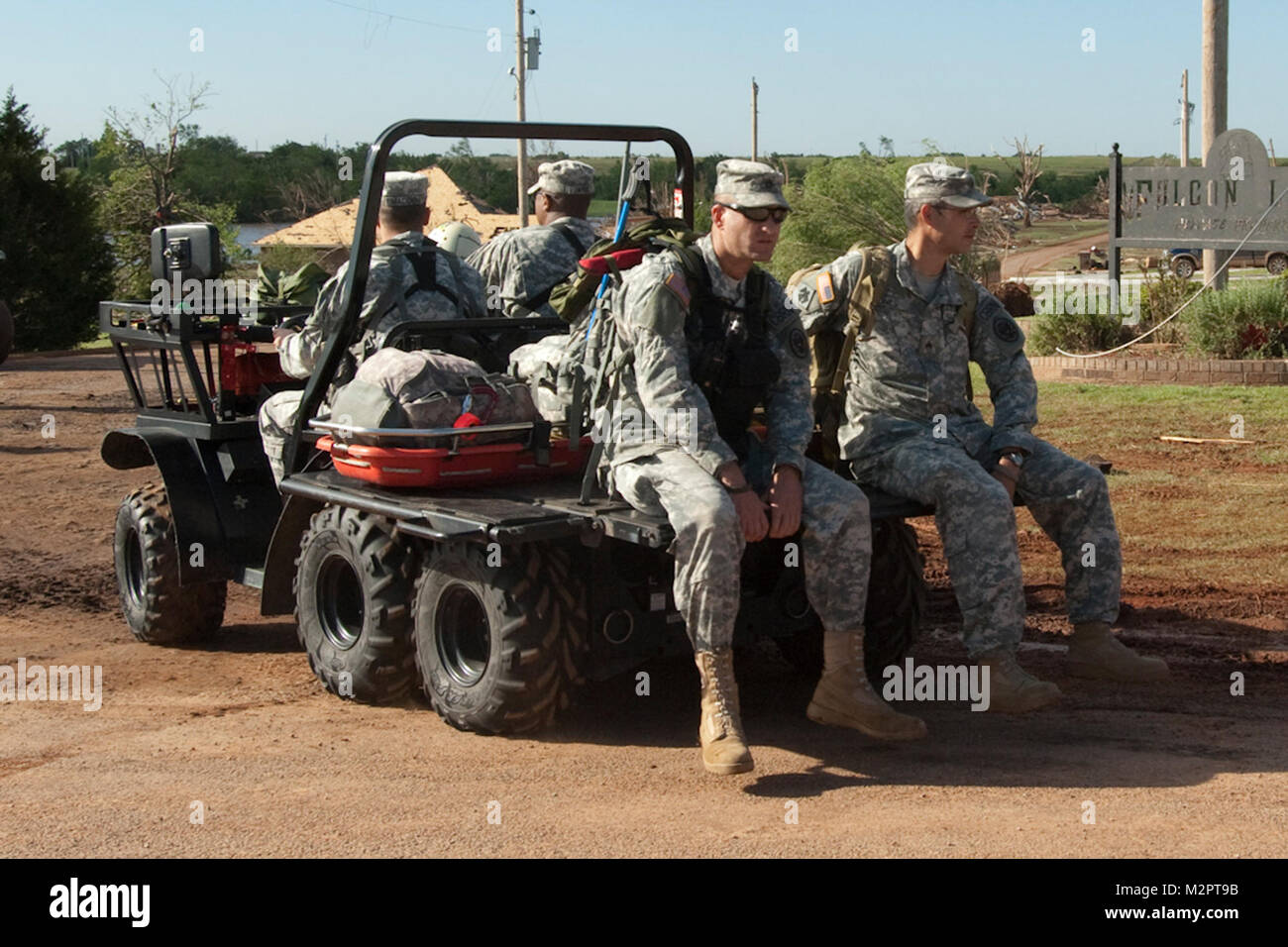 Members of the 63rd Civil Support Team (CST), Oklahoma National Guard ...