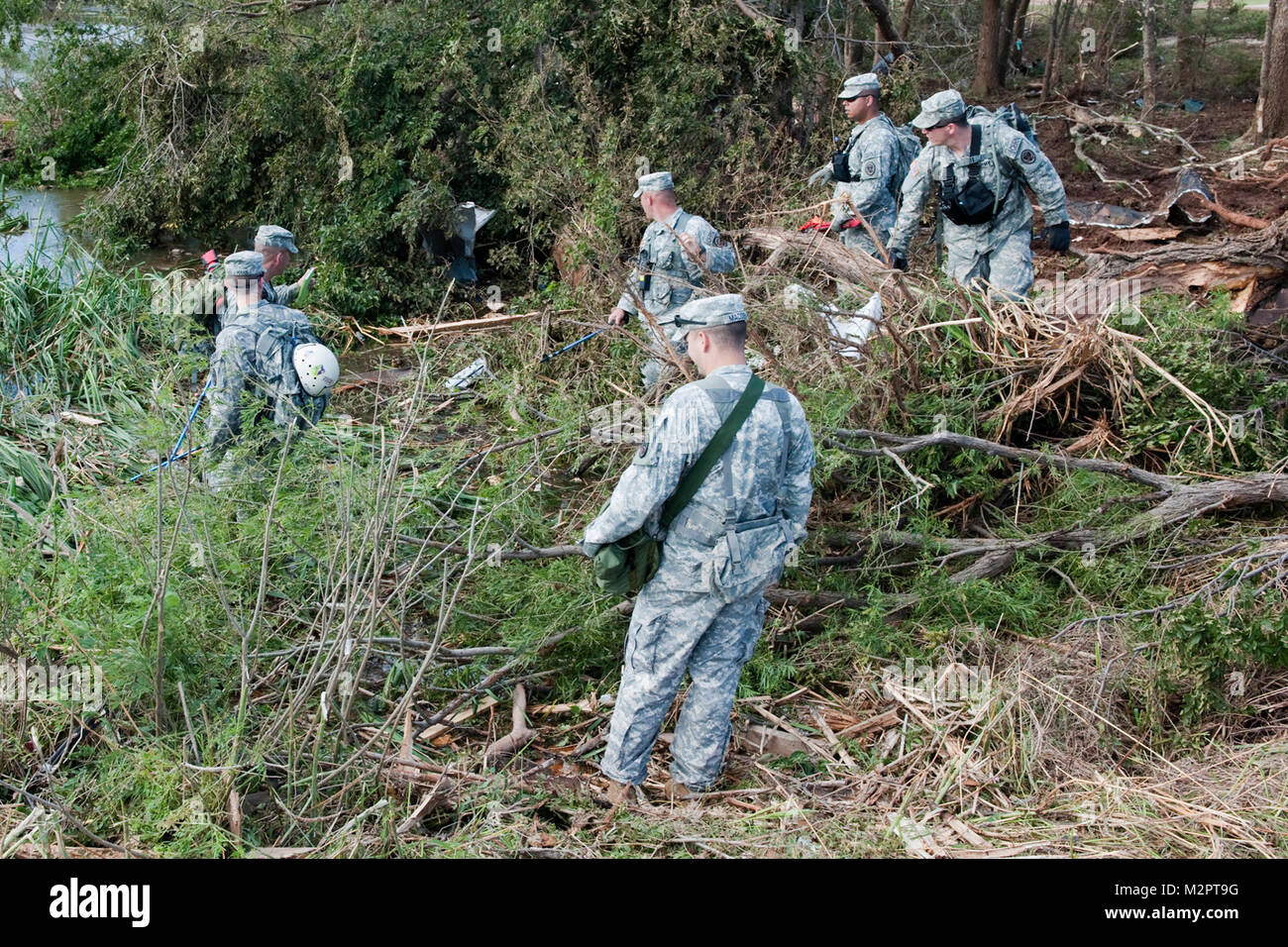 Members of the 63rd Civil Support Team (CST), Oklahoma National Guard ...