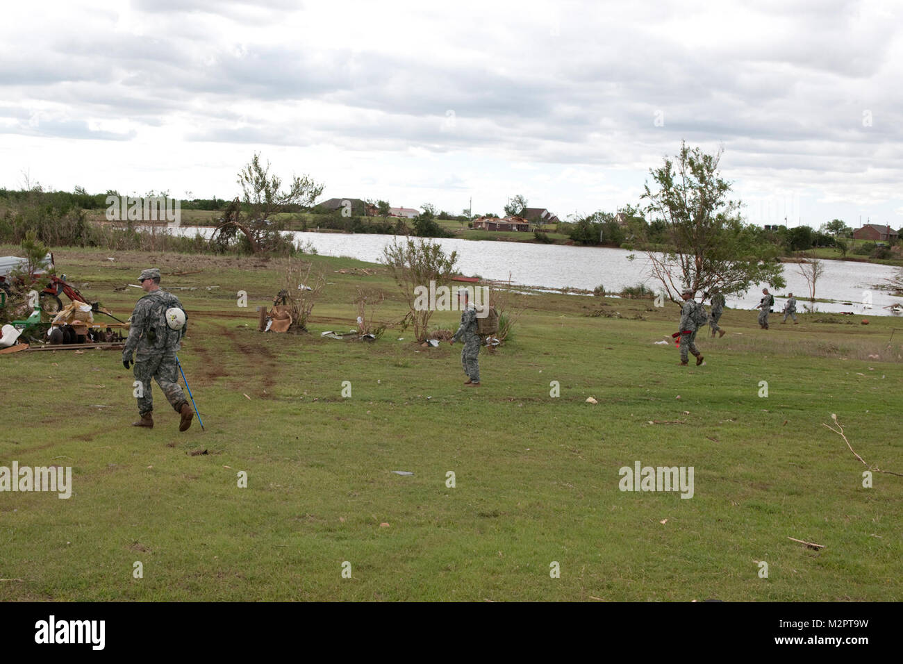 Members of the 63rd Civil Support Team (CST), Oklahoma National Guard ...
