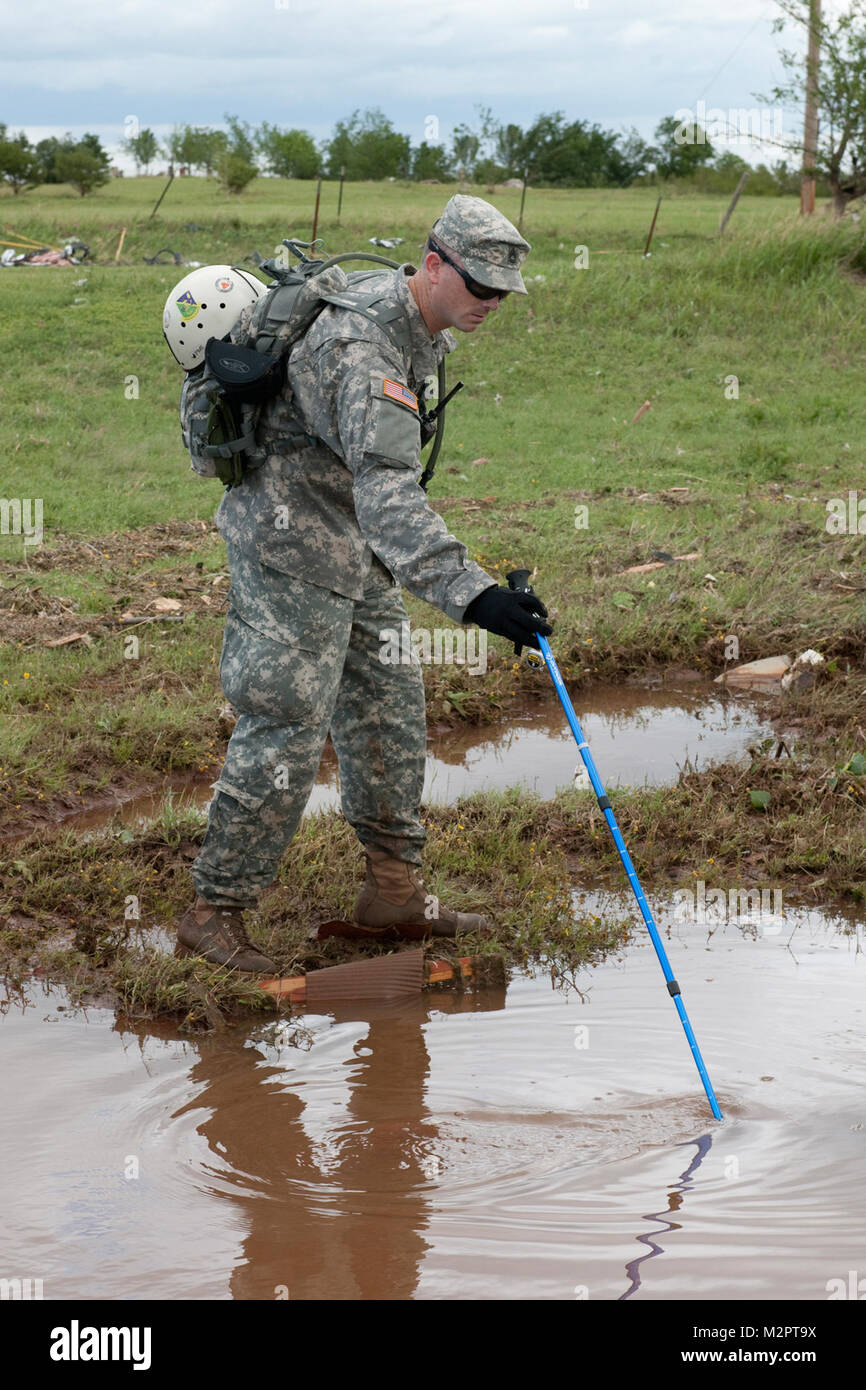 Sgt. 1st Class Jared Hallmark, of Choctaw, a member of the 63rd Civil ...