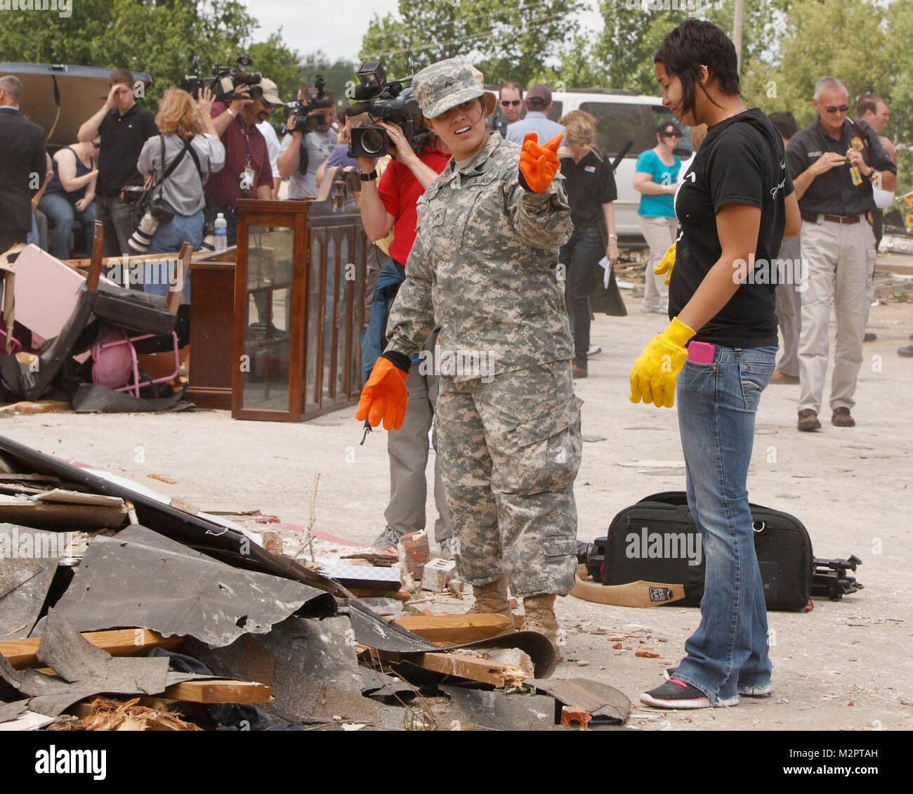 Pvt. Gabriella Frias, of Chickasha, and a member of 700th Support ...