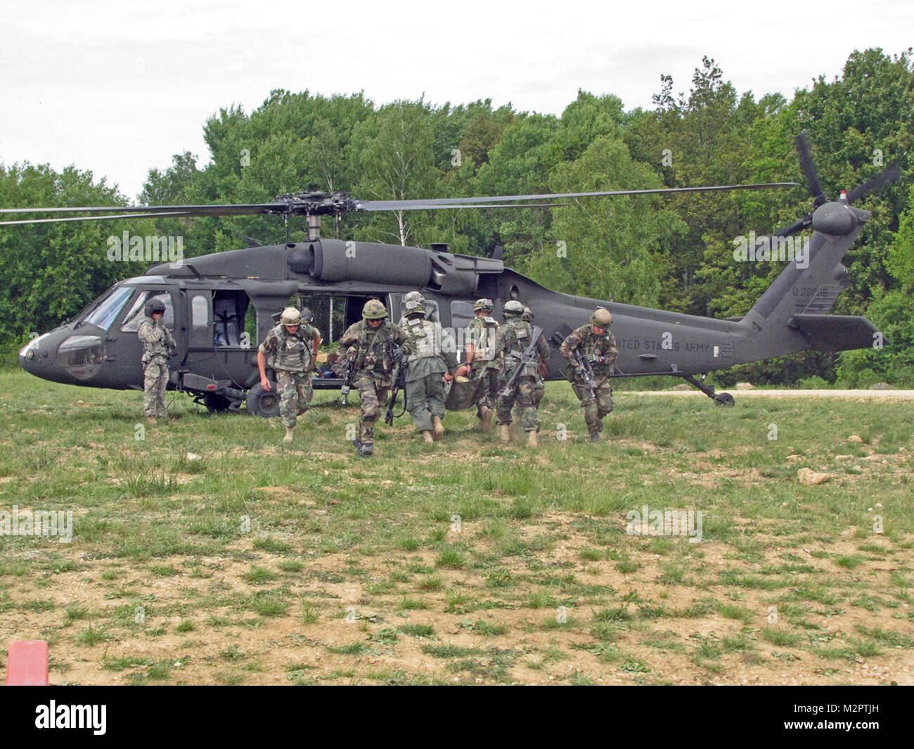 MEDEVAC training in Germany by Georgia National Guard Stock Photo - Alamy