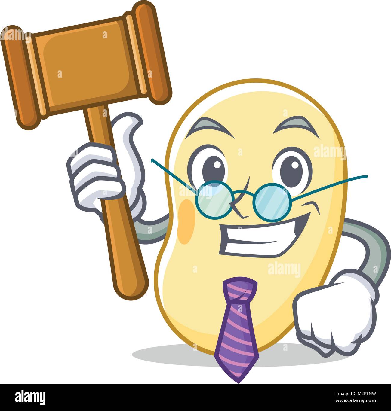 Judge soy bean mascot cartoon Stock Vector Image & Art - Alamy