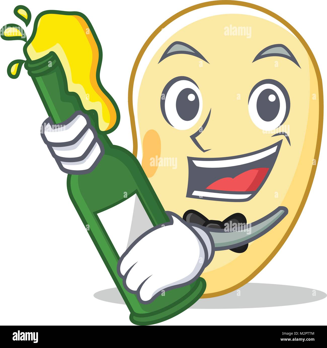 With beer soy bean mascot cartoon Stock Vector Image & Art - Alamy