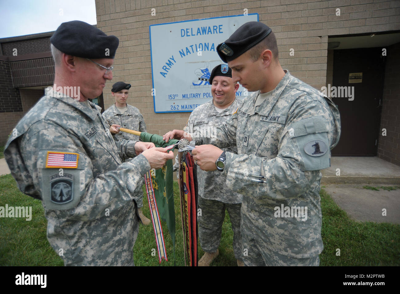 Iraqi Campaign Streamer by Delaware National Guard Stock Photo - Alamy