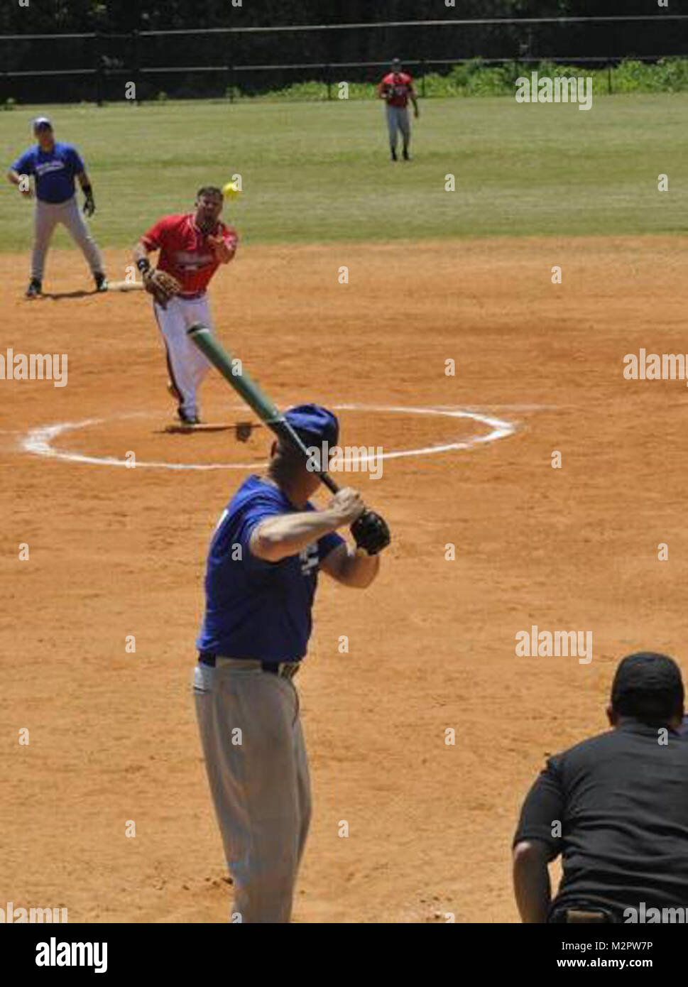 Swing batter! by Georgia National Guard Stock Photo - Alamy