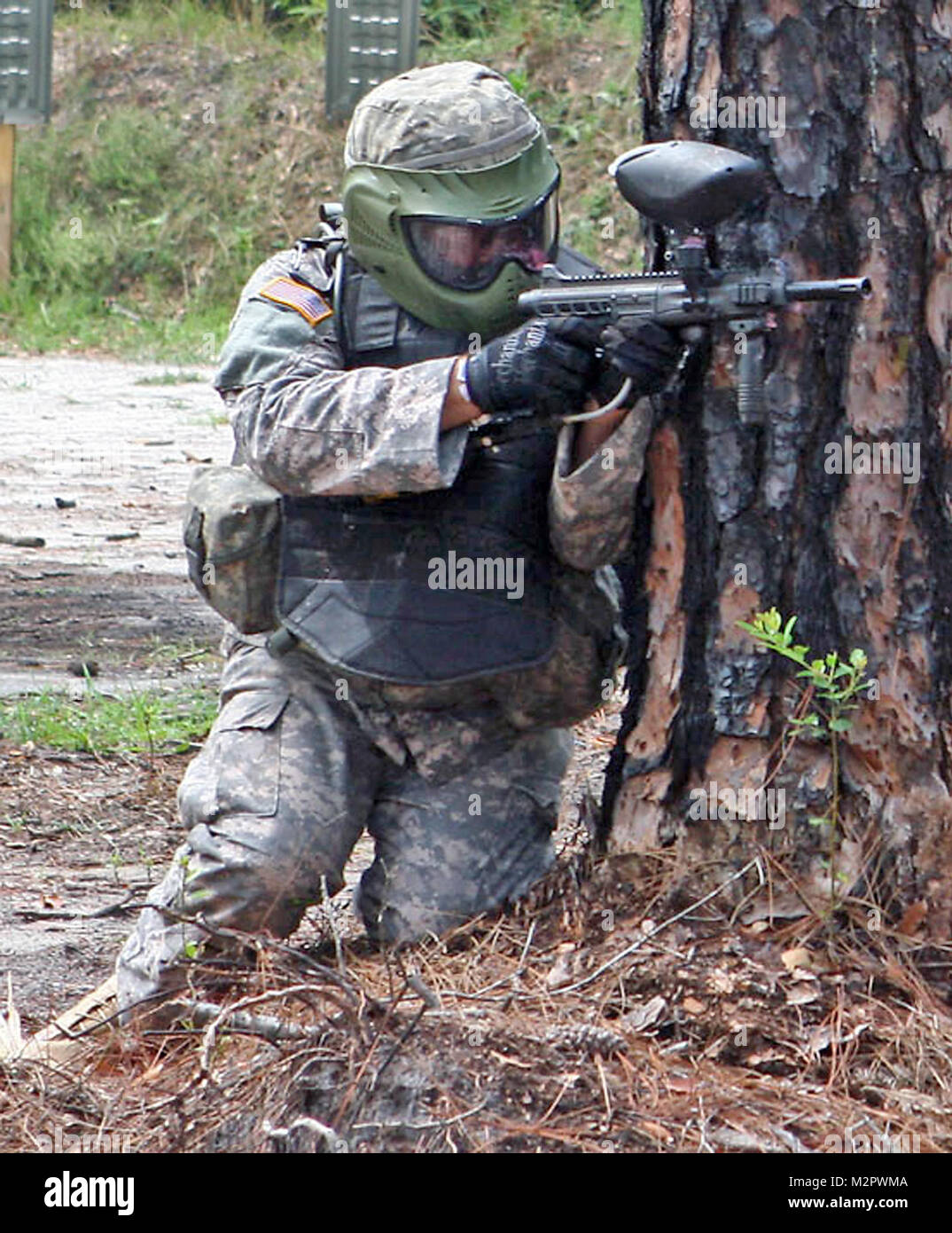 Laying siege at the PTAE by Georgia National Guard Stock Photo - Alamy