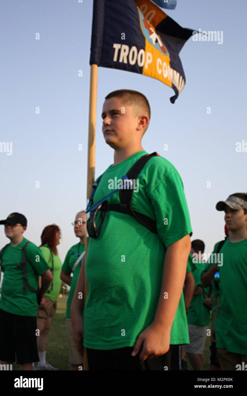 With the start of the first full day of camp, participants in the ...