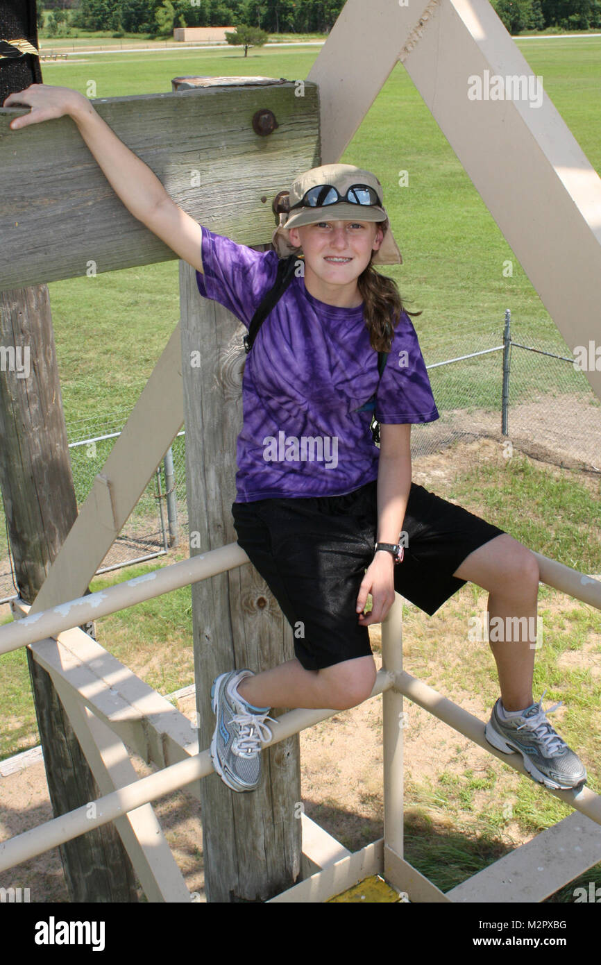 Camper and volunteers at the Oklahoma National Guard's Kids Kamp 2011 ...