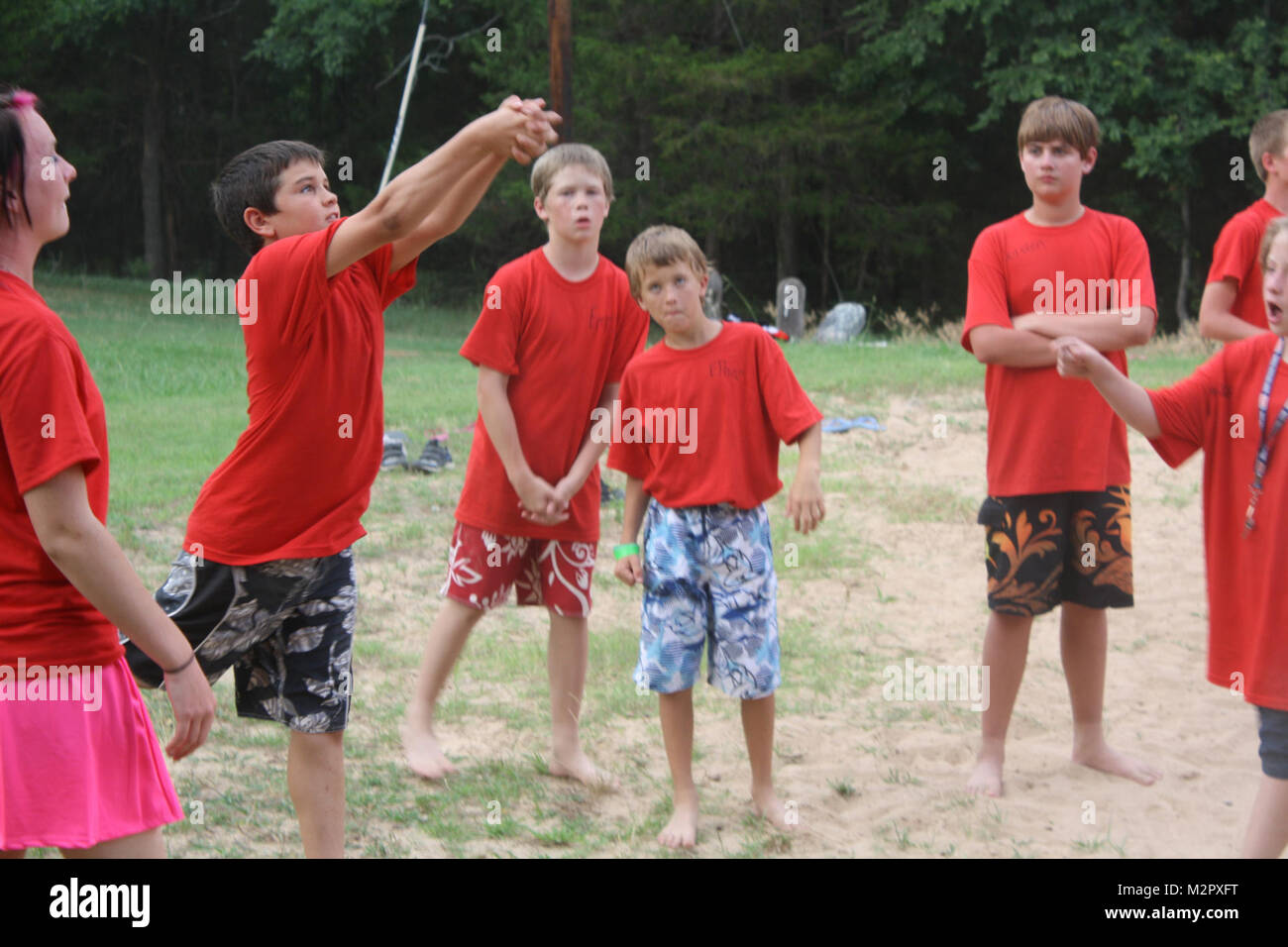 Participants in the Oklahoma National Guard Kids Kamp 2011 take part in ...