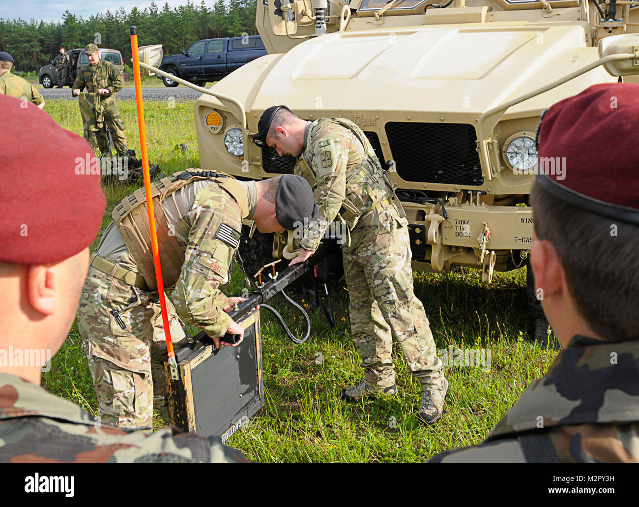 U.S. Air Force Airman 1st Class Anthony Abel and Airman 1st Class ...