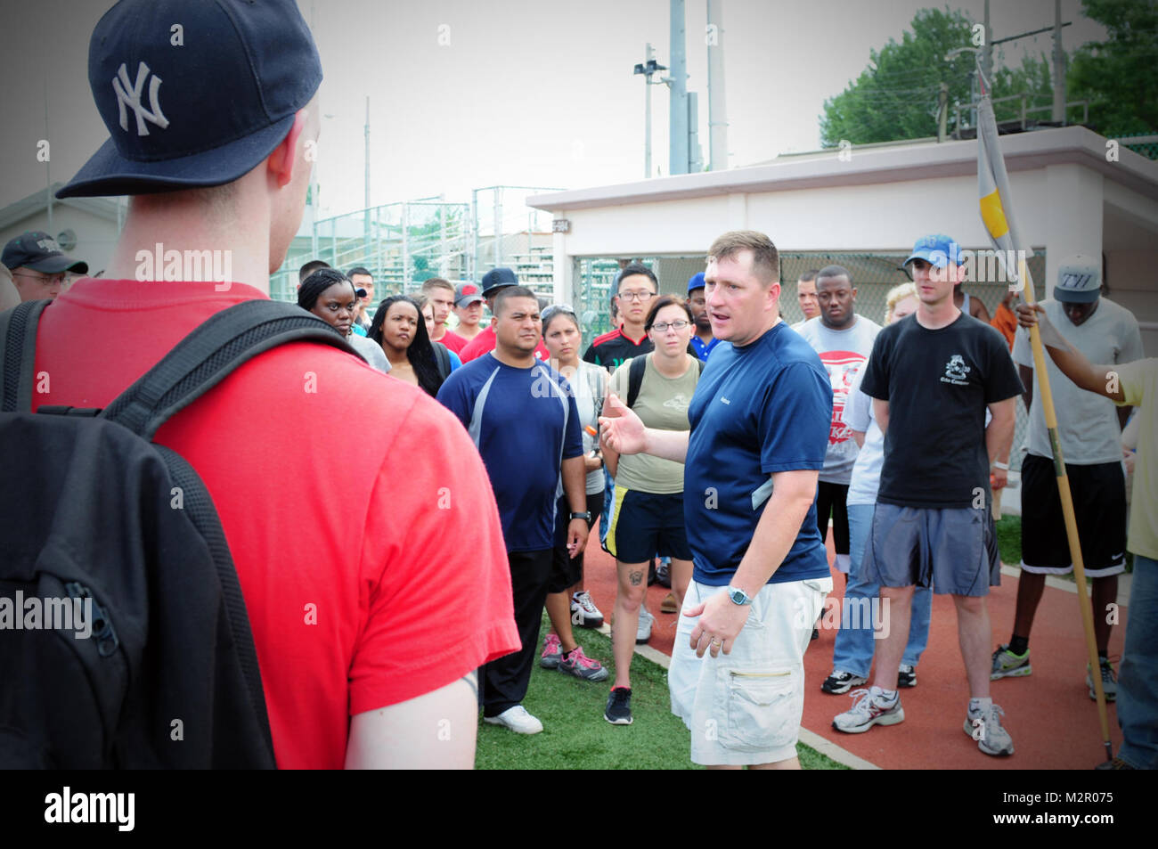 Members of the 501st Special Troops Battalion participate in ...