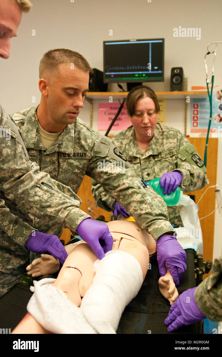 Capt. Matthew Boyer and Spc. Nikia Janik from the 629th Forward ...