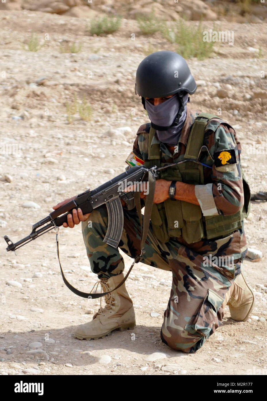 Pulling security. CONTINGENCY OPERATING SITE WARRIOR, Iraq – A Kurdish ...