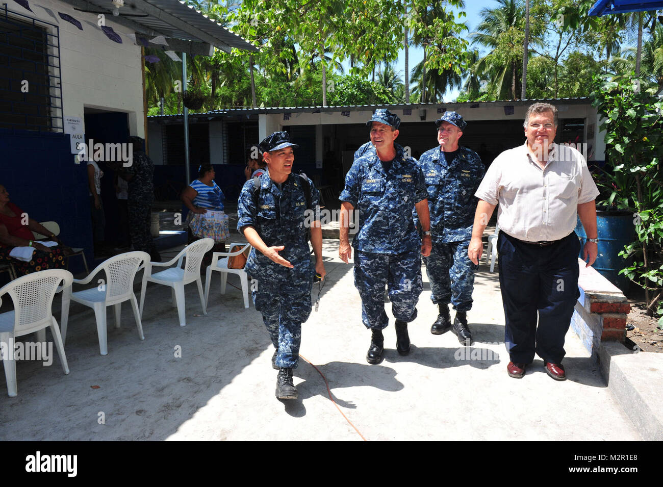 Rear Adm. Stocks's visit to El Salvador during Continuing Promise 2011 ...