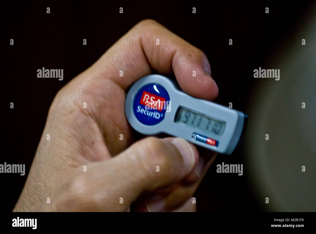 An RSA security "token" like this is used when logging in to the ...