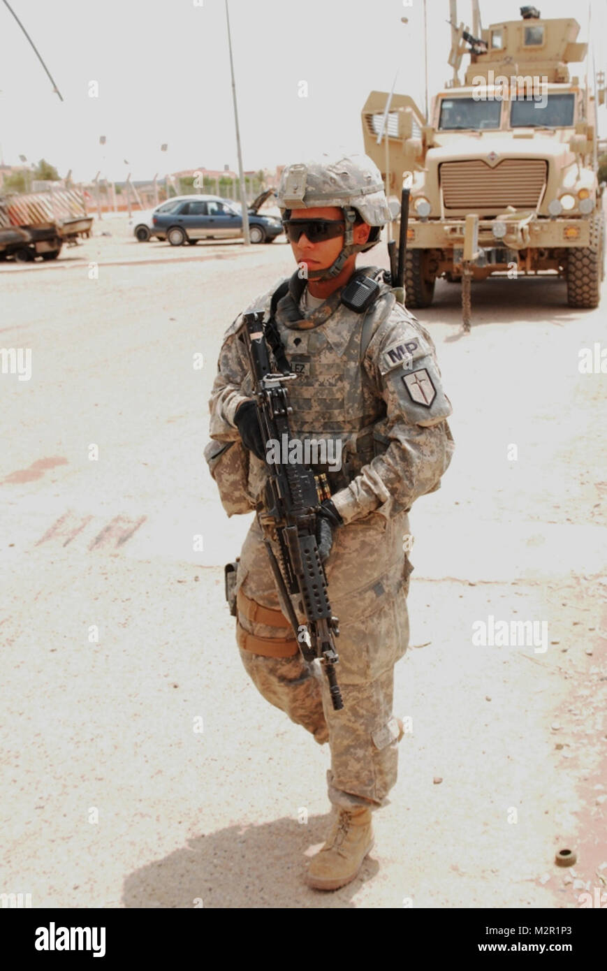 Secure the area. CONTINGENCY OPERATING SITE WARRIOR, Iraq – Specialist ...