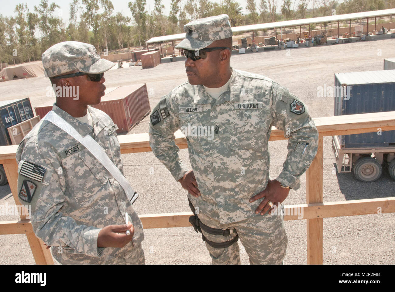 Sgt. Rick Posey, operations NCOIC for the Material Redistribution Team ...