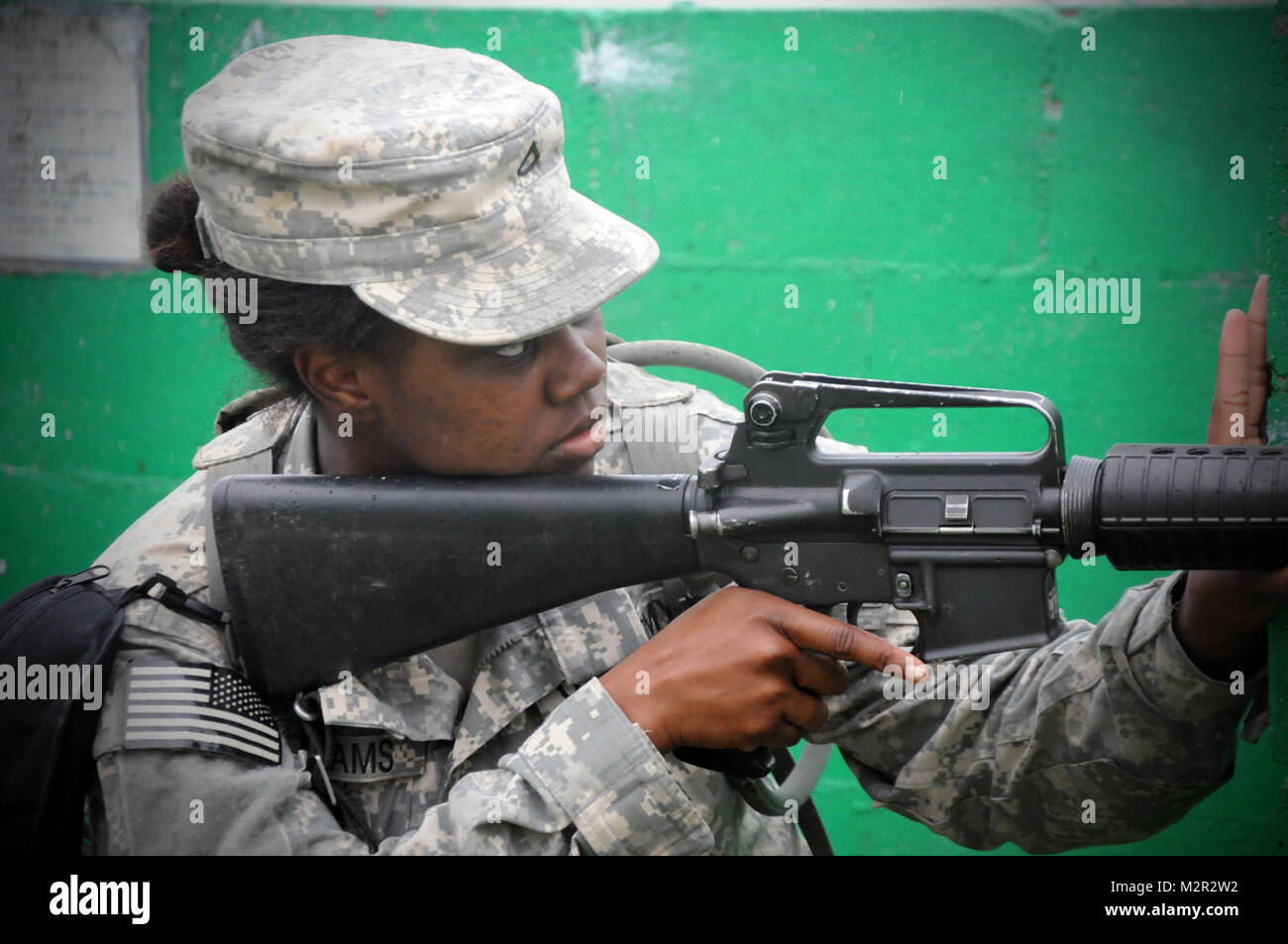 A Soldier assigned to 498th Combat Sustainment Support Battalion, 501st ...