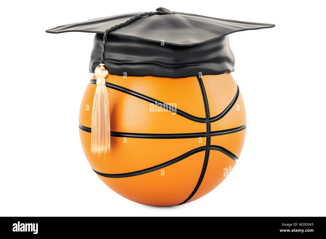 Basketball Graduation Cap Home