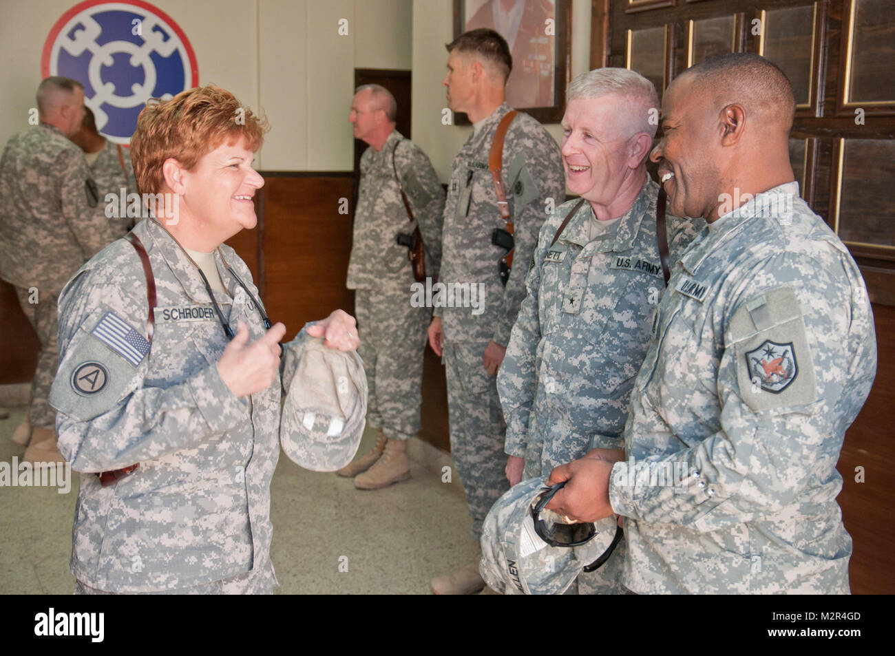 Command Sgt. Maj. Joseph Allen with United States Forces-Iraq visit ...
