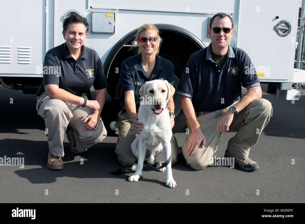 FBI Bomb Techs with Salem by #PACOM Stock Photo - Alamy