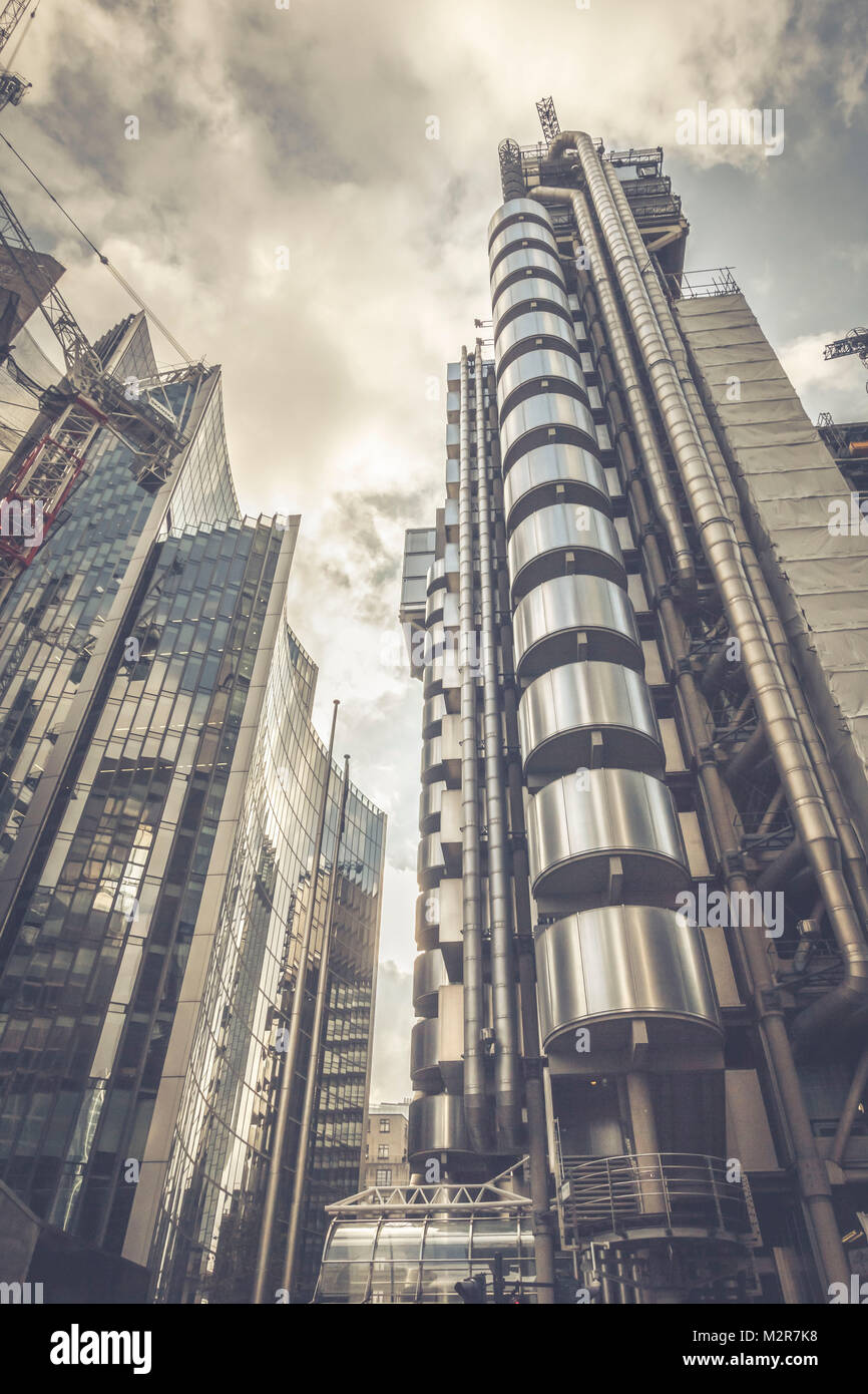 A view to skyscrapers of London Stock Photo - Alamy