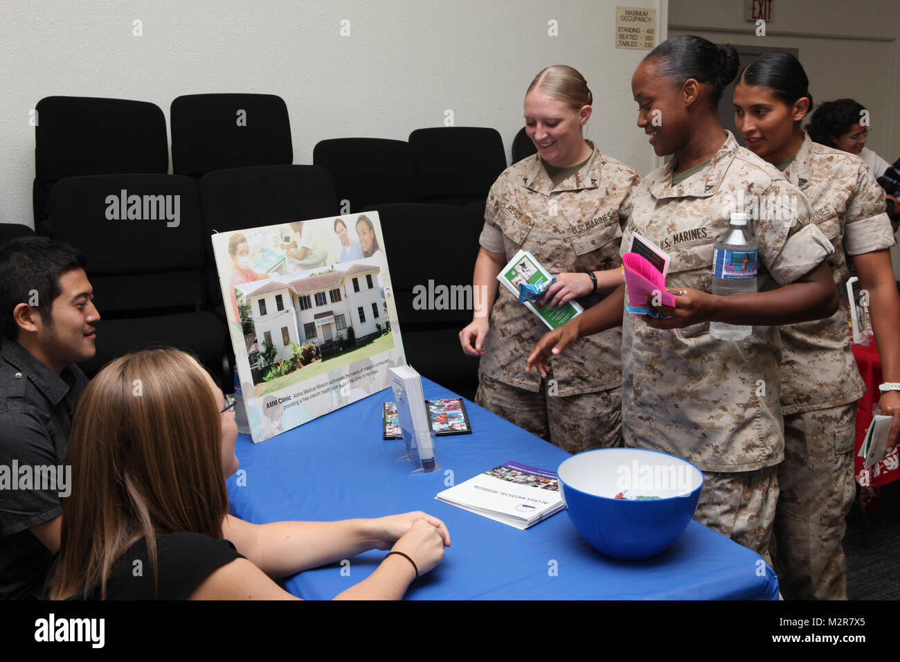 U.S. Marines with U.S. Marine Corps Forces, Hawaii attend a Combined ...