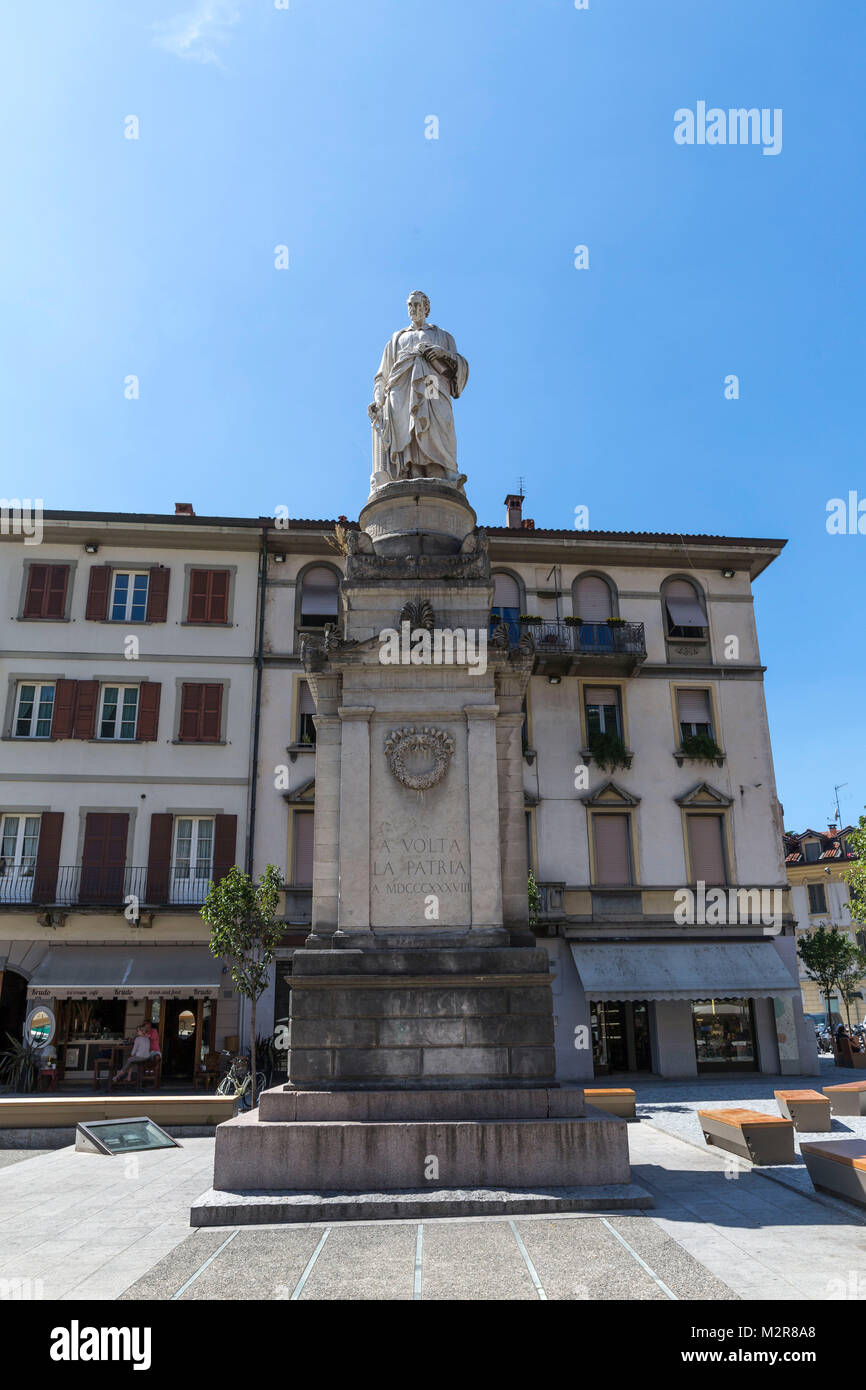 Como piazza alessandro volta hi-res stock photography and images - Alamy